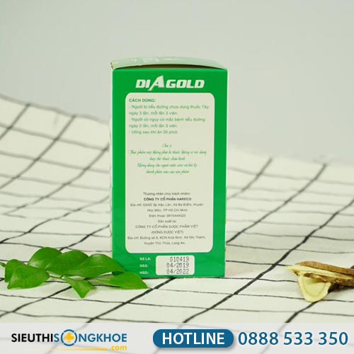 DiAgold Chính Hãng {350.000đ} Giúp Ổn Định Đường Huyết Năm 2021