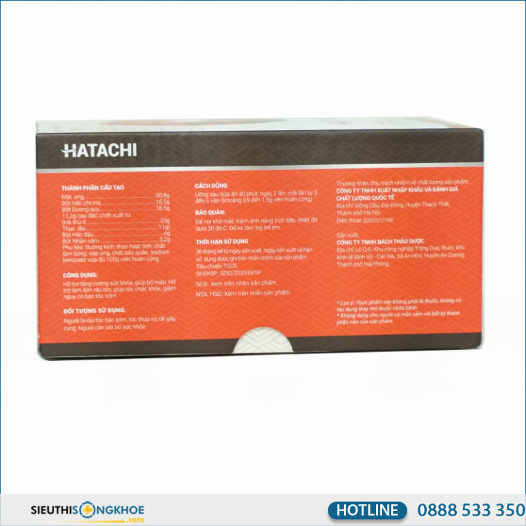 Hatachi Plus Chính Hãng {850.000đ} Giúp Tóc Chắc Khỏe Năm 2021