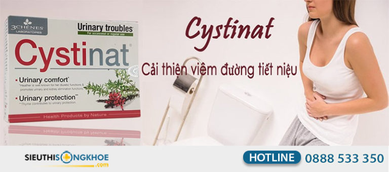 Cystinat {595.000đ} Hỗ Trợ Kháng Viêm Đường Tiết Niệu Hiệu Quả