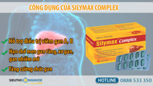 Silymax Complex {215.000đ} -Hạ Men Gan, Tăng Cường Chức Năng Gan