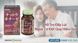 Nattokinase 2000FU Orihiro Chính Hãng {610.000đ} Hỗ Trợ Đột Quỵ