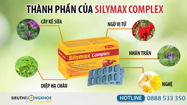 Silymax Complex {215.000đ} -Hạ Men Gan, Tăng Cường Chức Năng Gan