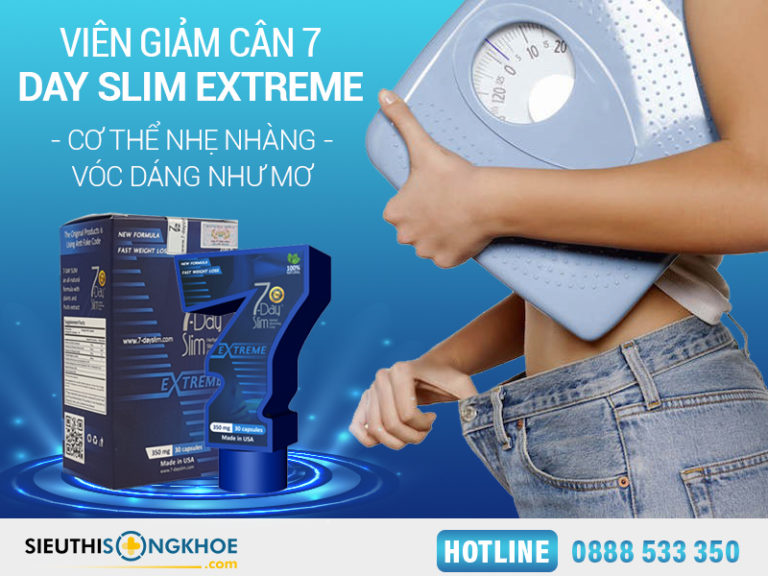 Viên Giảm Cân 7-Day Slim Extreme {860.000đ}- Giảm Cân An Toàn