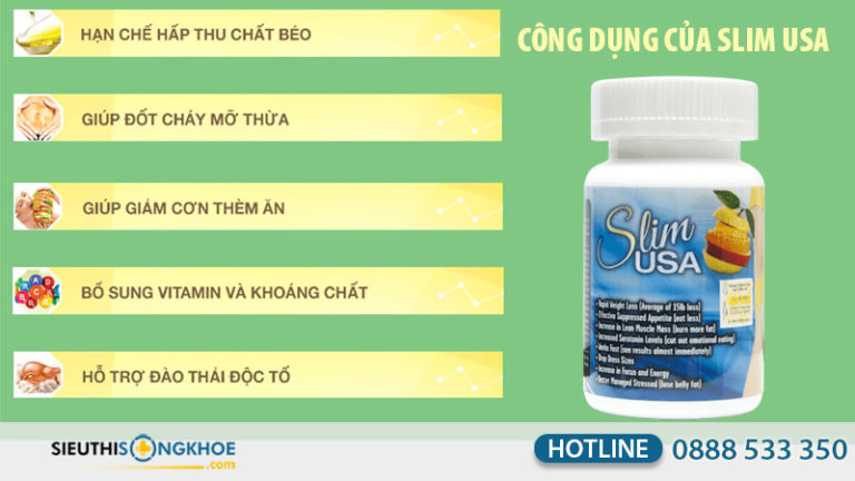 Slim USA {800.000đ} - Viên Giảm Cân An Toàn, Hiệu Quả, Tự Nhiên