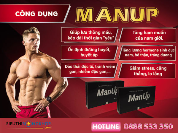 Man Up Chính Hãng {450.000đ} Tăng Cường Sinh Lý Nam Năm 2021