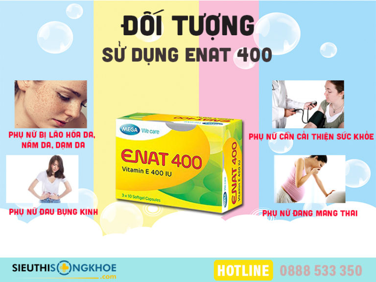 Enat 400 {120.000đ} - Vitamin Làm Đẹp Da Hiệu Quả, An Toàn