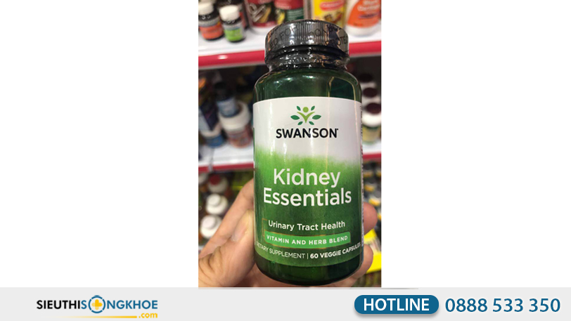 Swanson Kidney Essentials – Hỗ Trợ Thận Và Hệ Tiết Niệu Khỏe Mạnh