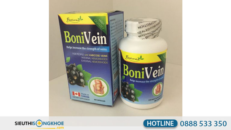 BoniVein Chính Hãng {250,000đ} Hỗ trợ trị suy giãn tĩnh mạch Năm 2021
