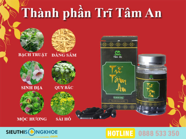 Trĩ Tâm An {220.000đ} - Giảm Ngứa Ngáy, Nóng Rát Do Bệnh Trĩ