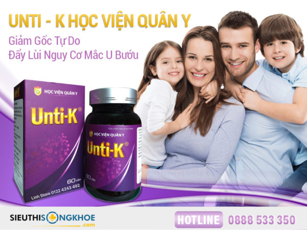 Unti-K Chính Hãng {545.000đ} Hỗ Trợ Điều Trị Ung Thư Năm 2021