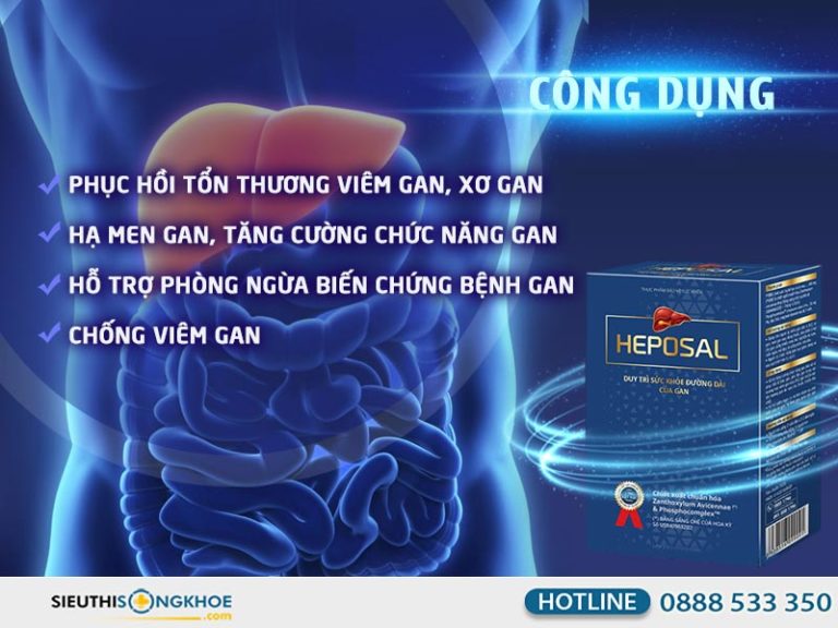 Heposal Chính Hãng {360.000đ} Giải Độc, Bảo Vệ Gan Năm 2021