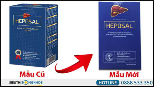 Heposal Chính Hãng {360.000đ} Giải Độc, Bảo Vệ Gan Năm 2021