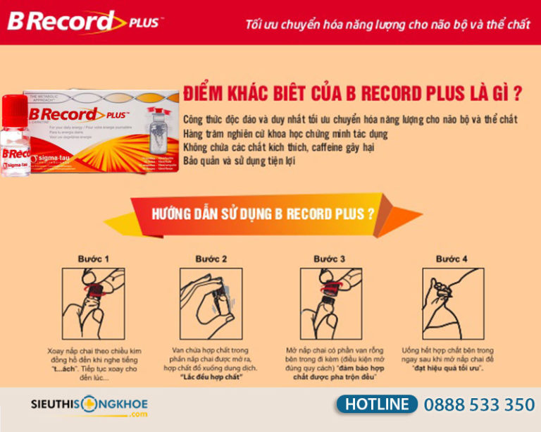 B Record Plus {400.000đ} - Cung Cấp Vitamin Bổ Sung Năng Lượng