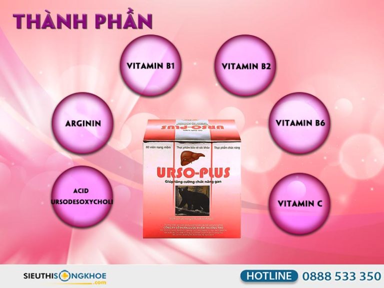 URSO-PLUS - Viên Bổ Gan, Thải Độc Gan An Toàn, Hiệu Quả