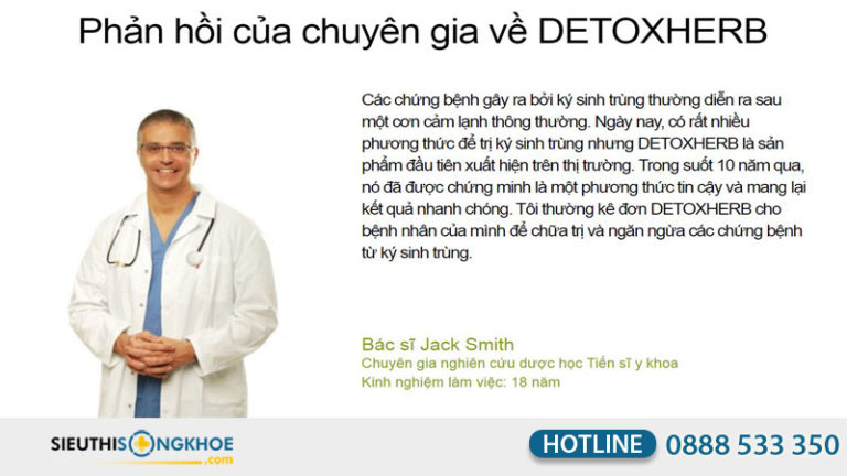 Detox Herb Chính Hãng {590.000đ} Hỗ trợ diệt ký sinh trùng Năm 2021