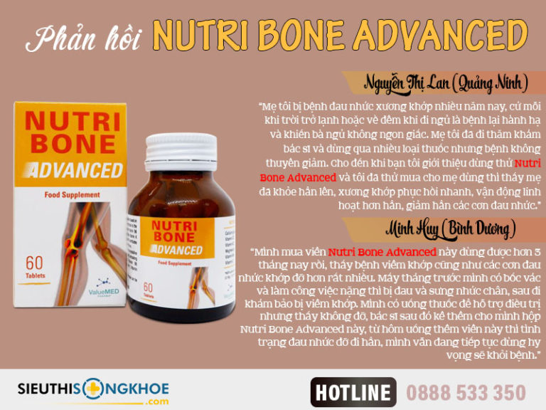 Nutri Bone Advanced Chính Hãng {330.000đ} Giúp chắc xương Năm 2021
