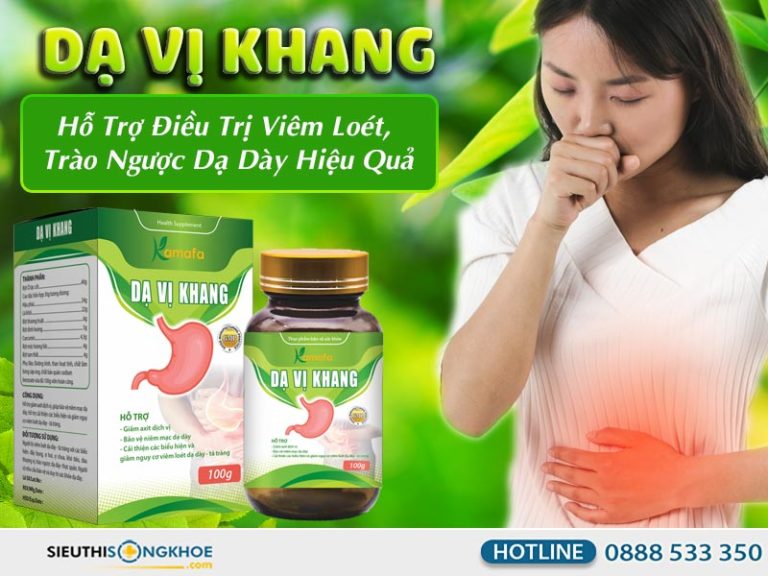 Dạ Vị Khang [Chính Hãng]{650.000vnđ}- Hỗ Trợ Trị Viêm Loét Dạ Dày