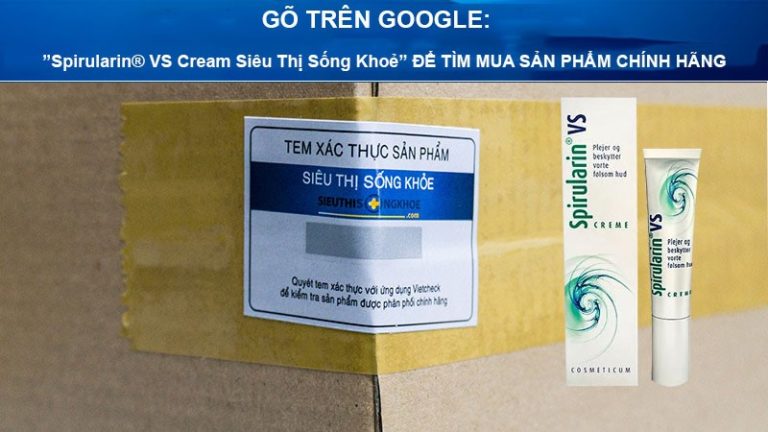 Spirularin VS Cream Chính Hãng {790.000đ} Hỗ Trợ Trị Mụn Năm 2021