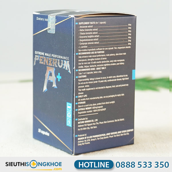 Penirum A+ Chính Hãng {590.000đ} Tăng Cường Sinh Lý Nam