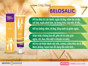 Kem Belosalic Hỗ Trợ Điều Trị Viêm Da Cơ Địa & Dị Ứng