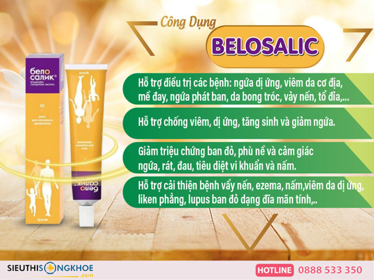 Kem Belosalic Hỗ Trợ Điều Trị Viêm Da Cơ Địa & Dị Ứng