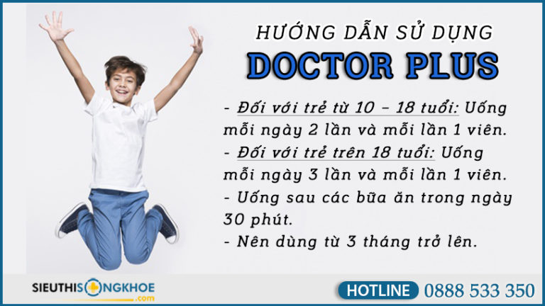 Doctor Plus {1,150,000đ} - Hỗ Trợ Tăng Trưởng Chiều Cao An Toàn
