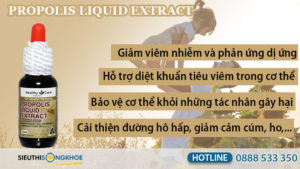 Propolis Liquid Extract – Keo Ong Giúp Tăng Cường Hệ Miễn Dịch