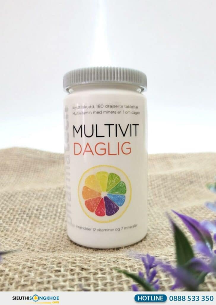 Multivit Daglig {599.000đ} Hỗ Trợ Nâng Cao Sức Khoẻ Tổng Thể