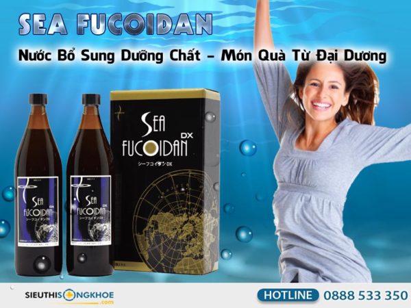 Sea Fucoidan DX [Chính Hãng 5.800.000vnđ] - Nước Hỗ Trợ Trị Ung Thư