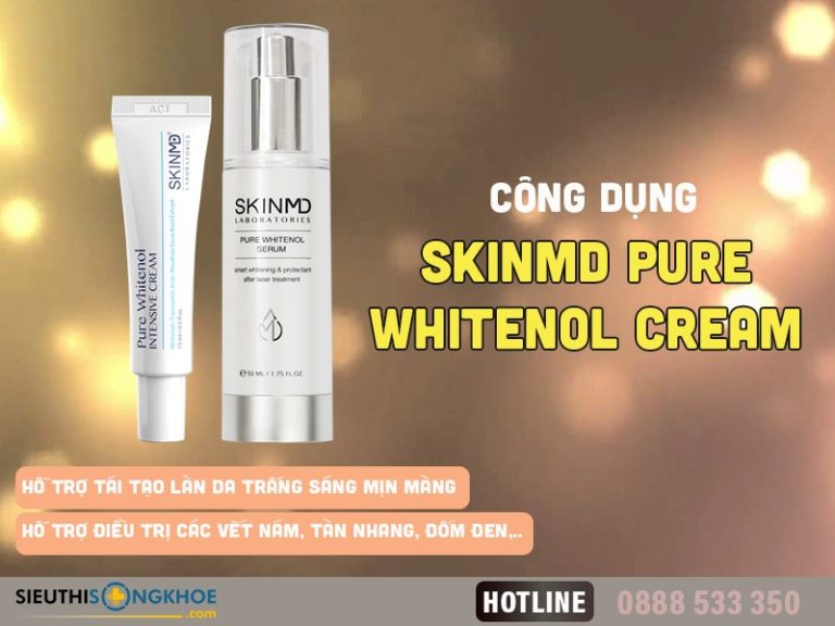 [REVIEW A-Z] SkinMD Pure Whitenol Cream có tốt không? - SIEUTHISONGKHOE.COM
