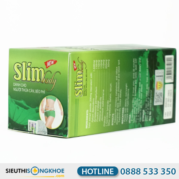 Slim Body Chính Hãng {510,000đ} Hỗ Trợ Giảm Cân An Toàn [MỚI 2022]