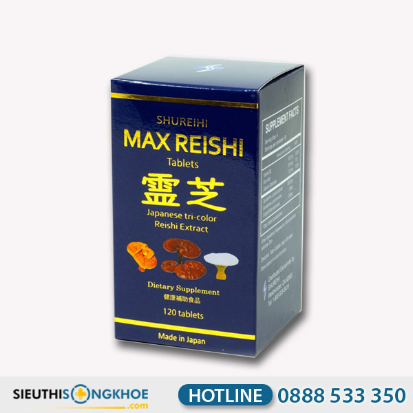 Max Reishi [2.094.000đ] - Hỗ Trợ Cải Thiện Tiểu Đường & Lọc Máu