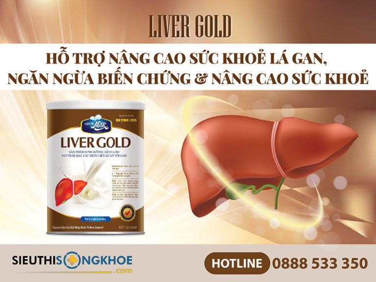 Sữa Liver Gold Chính Hãng {580.000đ} Hỗ trợ người bệnh gan Năm 2021