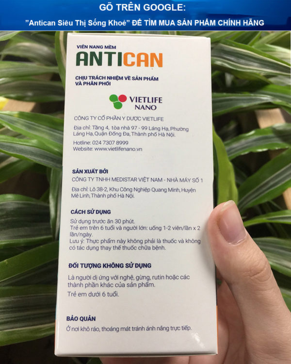 [REVIEW TỪ A-Z] Viên Uống Antican Có Tốt Không?