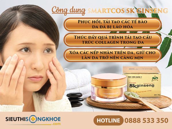 Kem Dưỡng Da Smartcos SKGinseng [350.000đ] - Hỗ Trợ Tái Tạo Làn Da