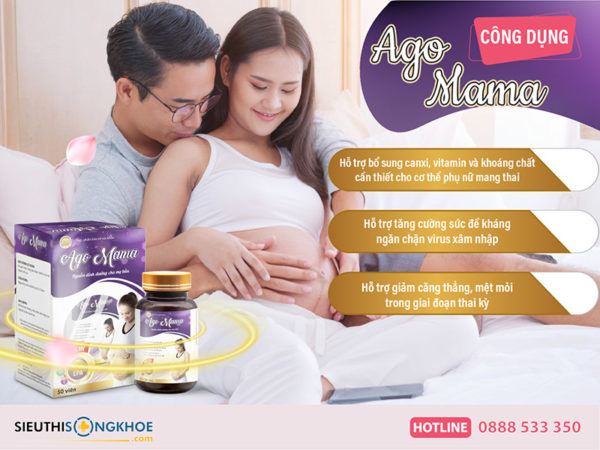 Ago Mama Chính Hãng {850.000đ} nâng cao sức khoẻ mẹ bầu Năm 2021