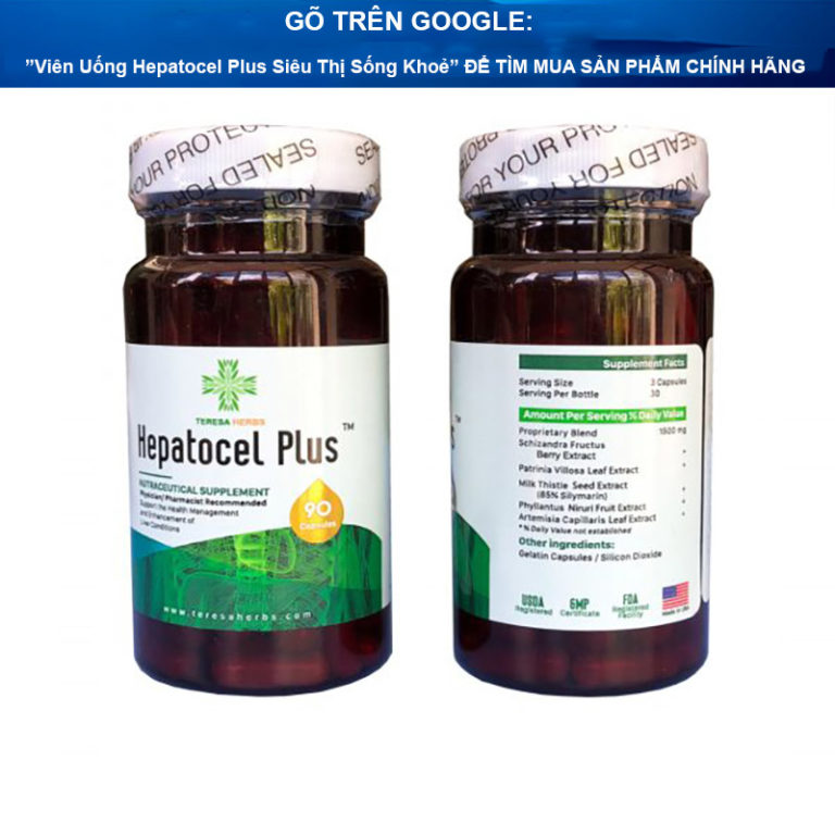 Hepatocel Plus [1.460.000đ] - Hỗ Trợ Tăng Cường Chức Năng Gan