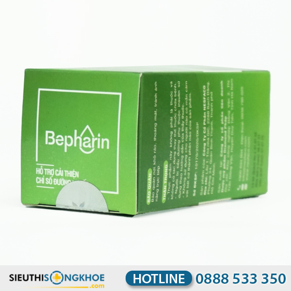 Bepharin Chính Hãng {560.000đ} - Hỗ Trợ Ổn Định Đường Huyết An Toàn