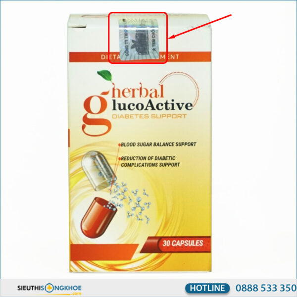 Herbal Glucoactive Chính Hãng {590.000đ} - Hỗ Trợ Điều Trị Tiểu Đường