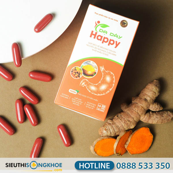 Dạ Dày Happy Chính Hãng {430.000đ} - Hỗ trợ điều trị viêm loét dạ dày