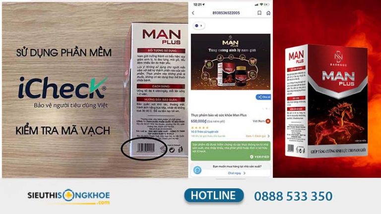 Man Plus CHÍNH HÃNG {650.000đ} - Hỗ Trợ Điều Trị Yếu Sinh Lý Nam