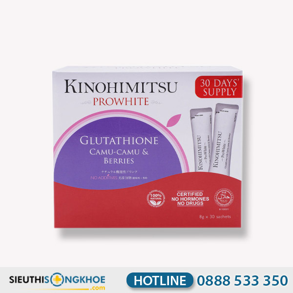 Kinohimitsu Prowhite [1.750.000đ] - Hỗ Trợ Làm Trắng Da