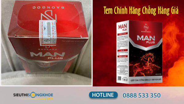 Man Plus CHÍNH HÃNG {650.000đ} - Hỗ Trợ Điều Trị Yếu Sinh Lý Nam