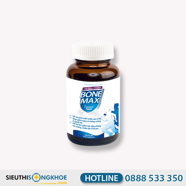 Bone Max [190.000đ] - Viên Uống Hỗ Trợ Giảm Đau Xương Khớp