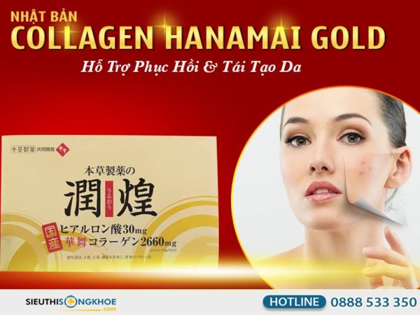 Collagen Hanamai Gold [545.000đ] - Hỗ Trợ Chống Lão Hoá