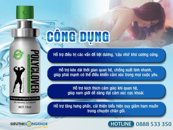 Polyclover Climax [800.000đ] - Hỗ Trợ Chống Xuất Tinh Sớm Cho Nam