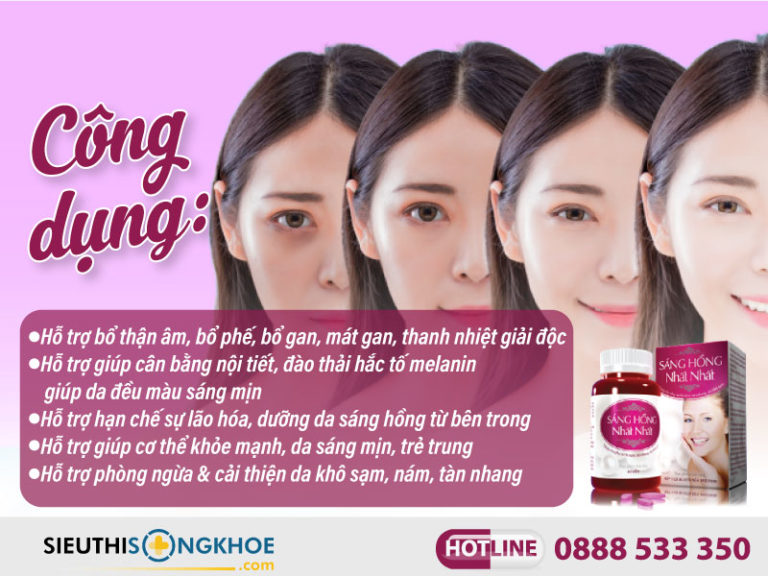 Sáng Hồng Nhất Nhất [220.000đ] - Hỗ Trợ Chống Lão Hoá Da Cho Nữ