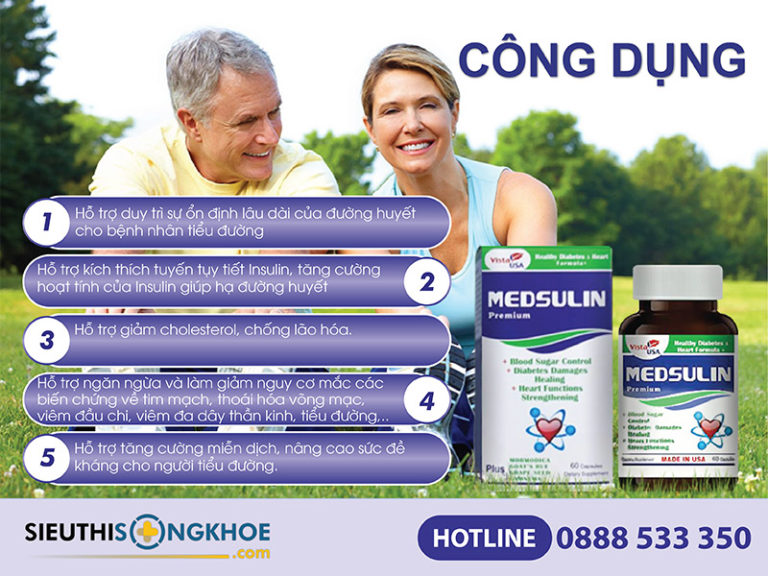 Medsulin Premium [350.000đ] - Hỗ Trợ Cải Thiện Đường Huyết