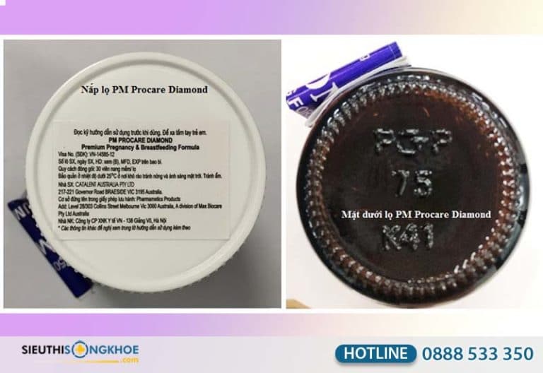 PM Procare Diamond Chính Hãng {350000đ} - Viên Uống Tốt Cho Bà Bầu