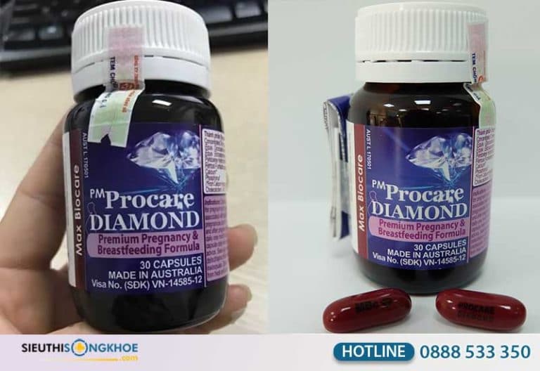 PM Procare Diamond Chính Hãng {350000đ} - Viên Uống Tốt Cho Bà Bầu